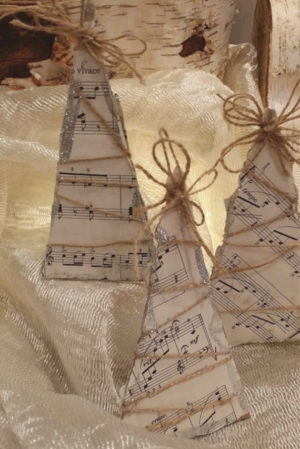easy sheet music christmas trees — pleasure in simple things
